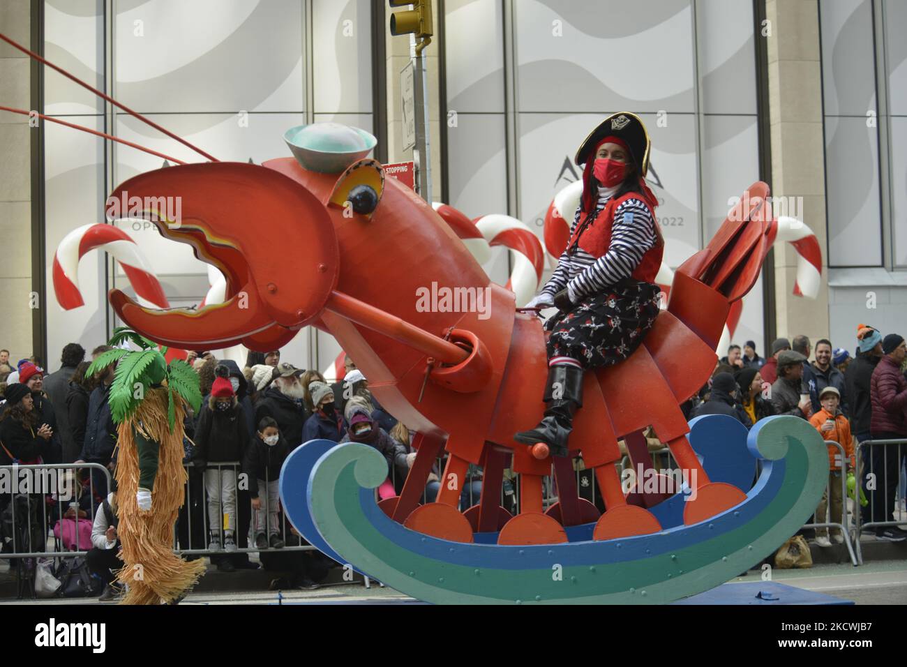 The 95th Macy's Thanksgiving Day Parade held with crowd of ten ...
