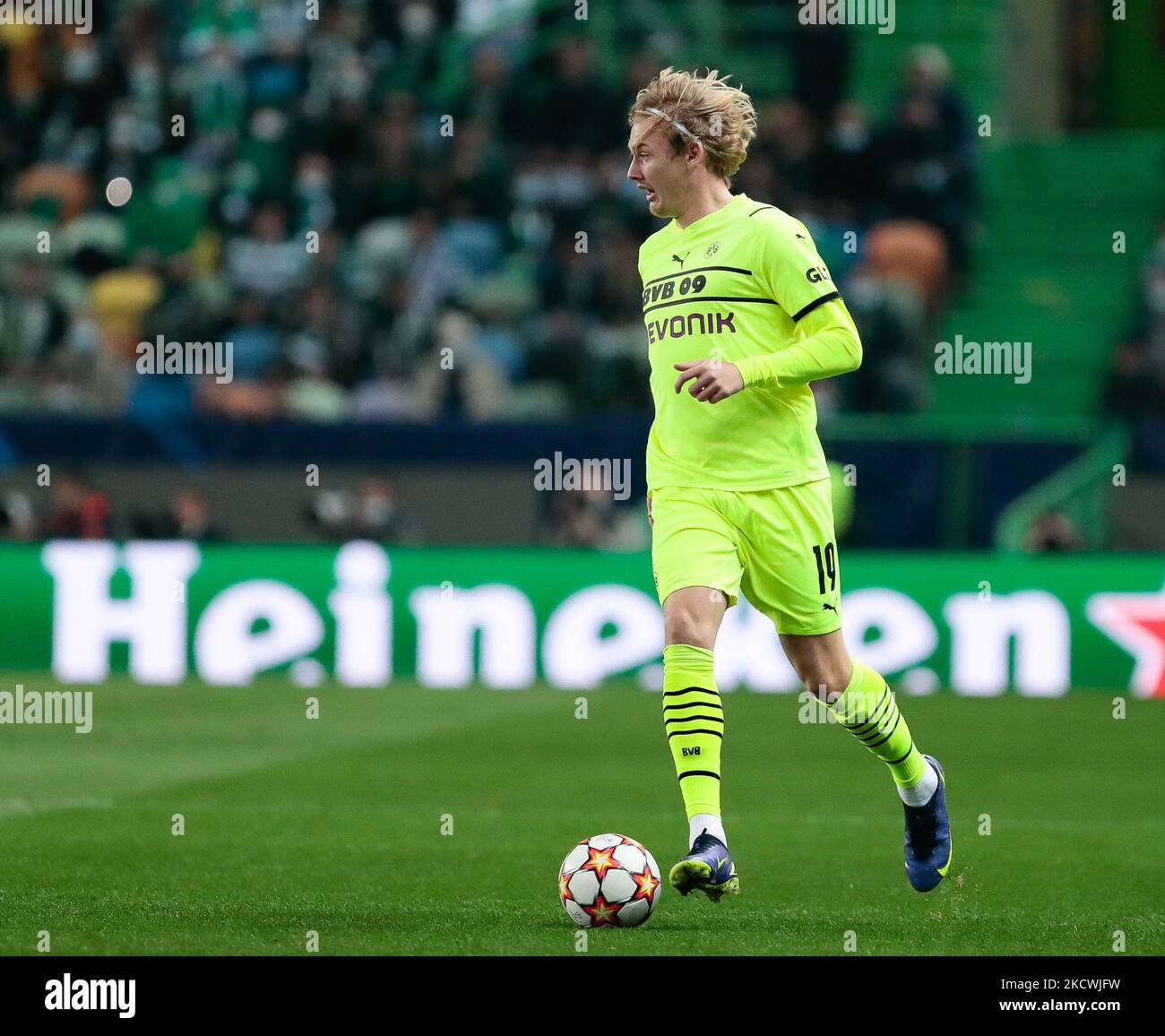 Julian Brandt of Borussia Dortmund during the Group C - UEFA Champions ...