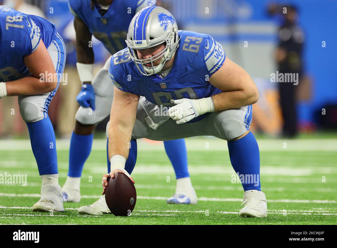 Detroit lions evan brown center hi-res stock photography and images - Alamy