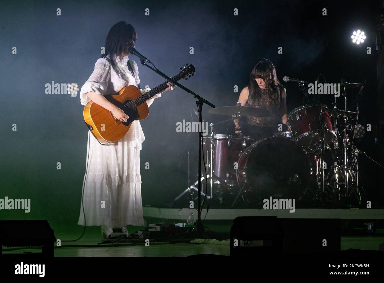Italian singer Carmen Consoli performs at Teatro degli Arcimboldi in ...