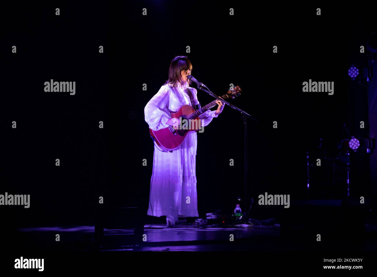 Italian singer Carmen Consoli performs at Teatro degli Arcimboldi in ...