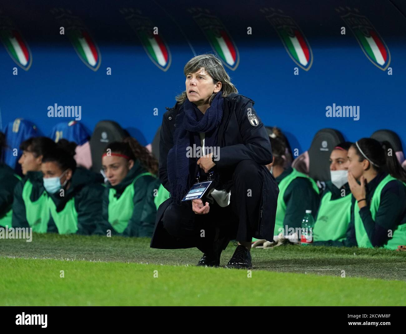Milena Bertolini head coach of Italy, women's national team, during the ...