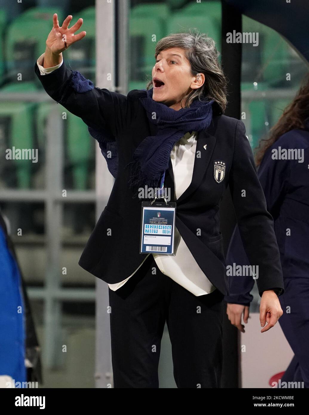 Milena Bertolini head coach of Italy, women's national team, during the ...