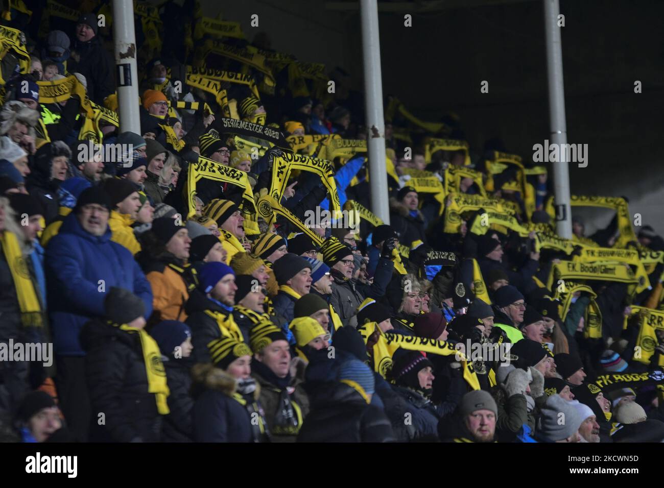 Bodo Glimt fans during UEFA Conference League Group C game between FK ...
