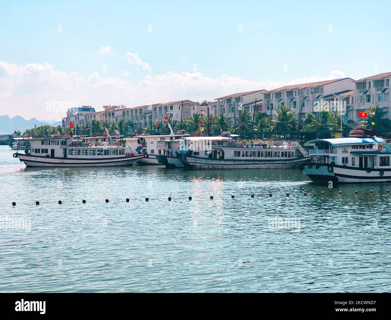 Ha Long Bay, Vietnam Boats and Port Stock Photo - Alamy