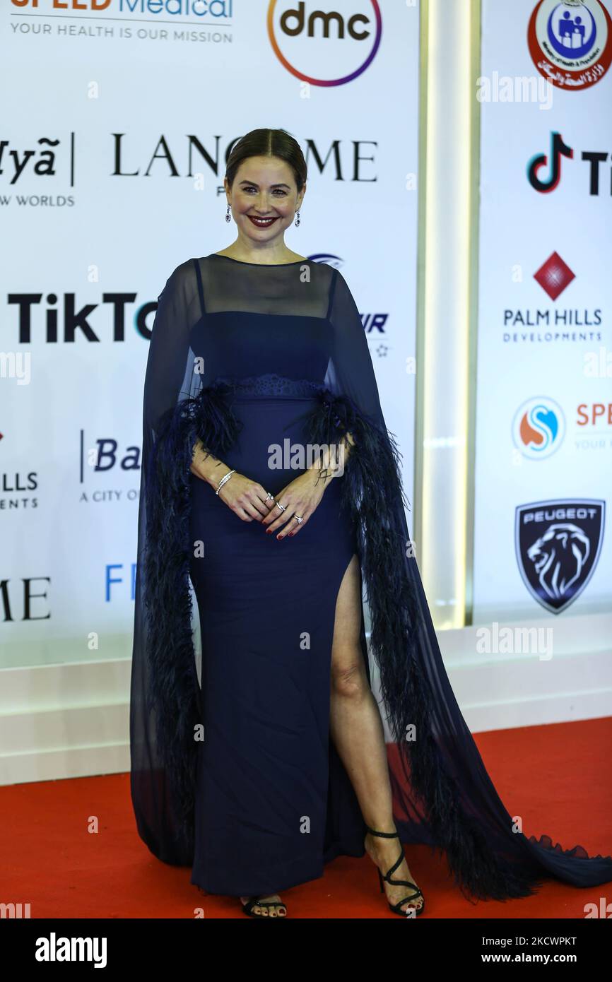 Raya bin Rashid on the red carpet during the opening of the 43rd ...