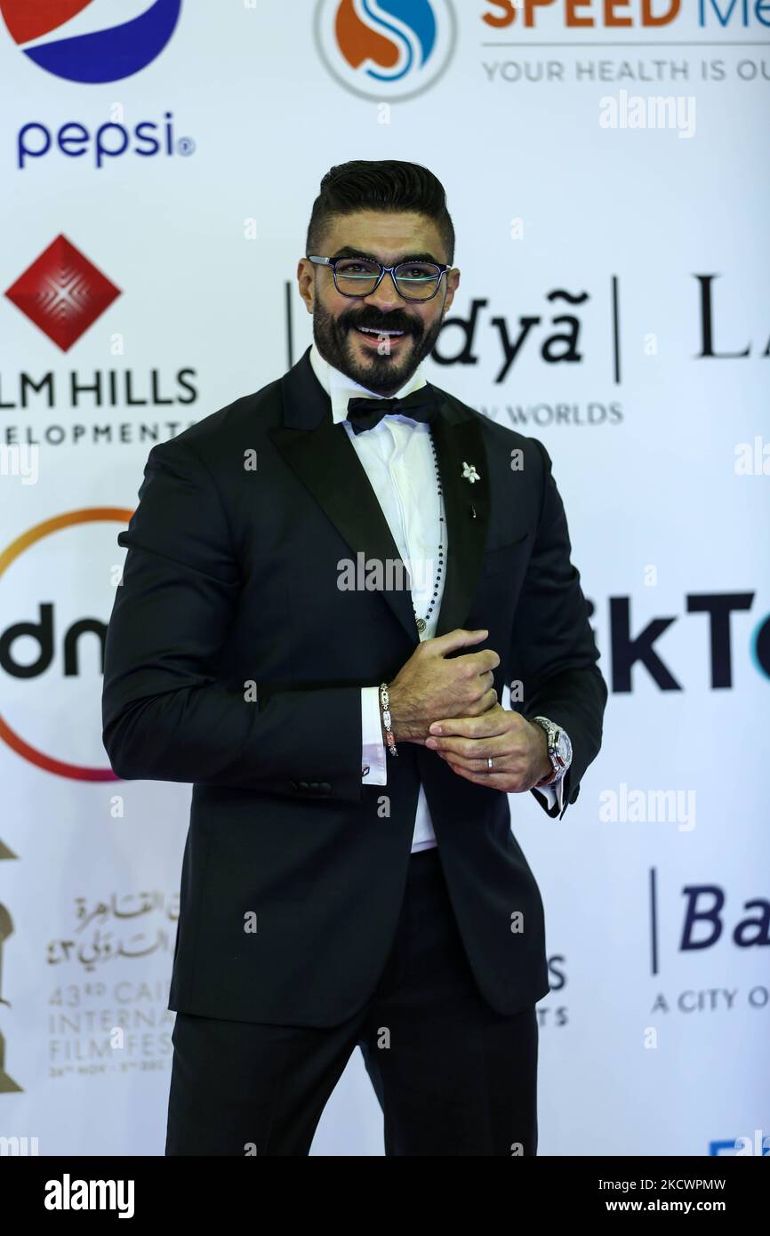 Khaled Selim on the red carpet during the opening of the 43rd edition of the Cairo International ...