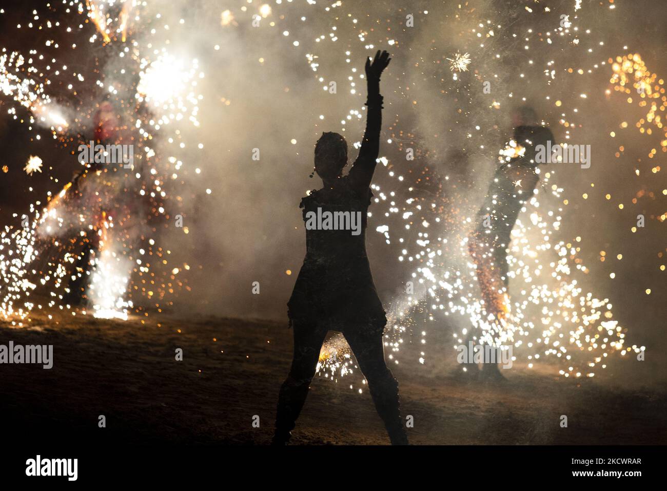 A fire performance at the Texas Renaissance Festival's last weekend of ...