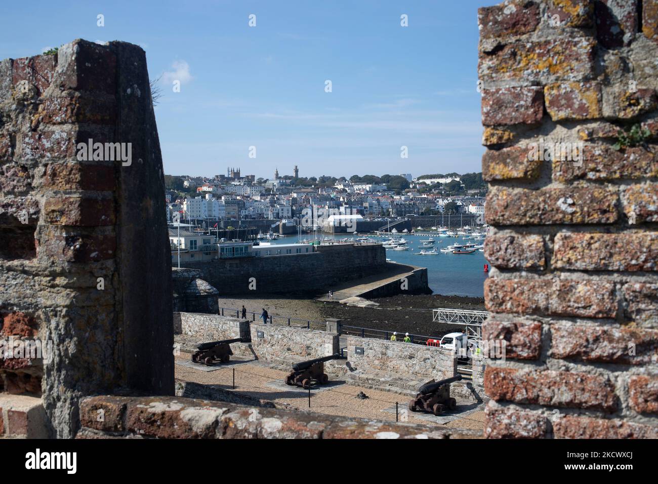 Castle Cornet, St Peter Port, Channel Islands, UK Stock Photo - Alamy