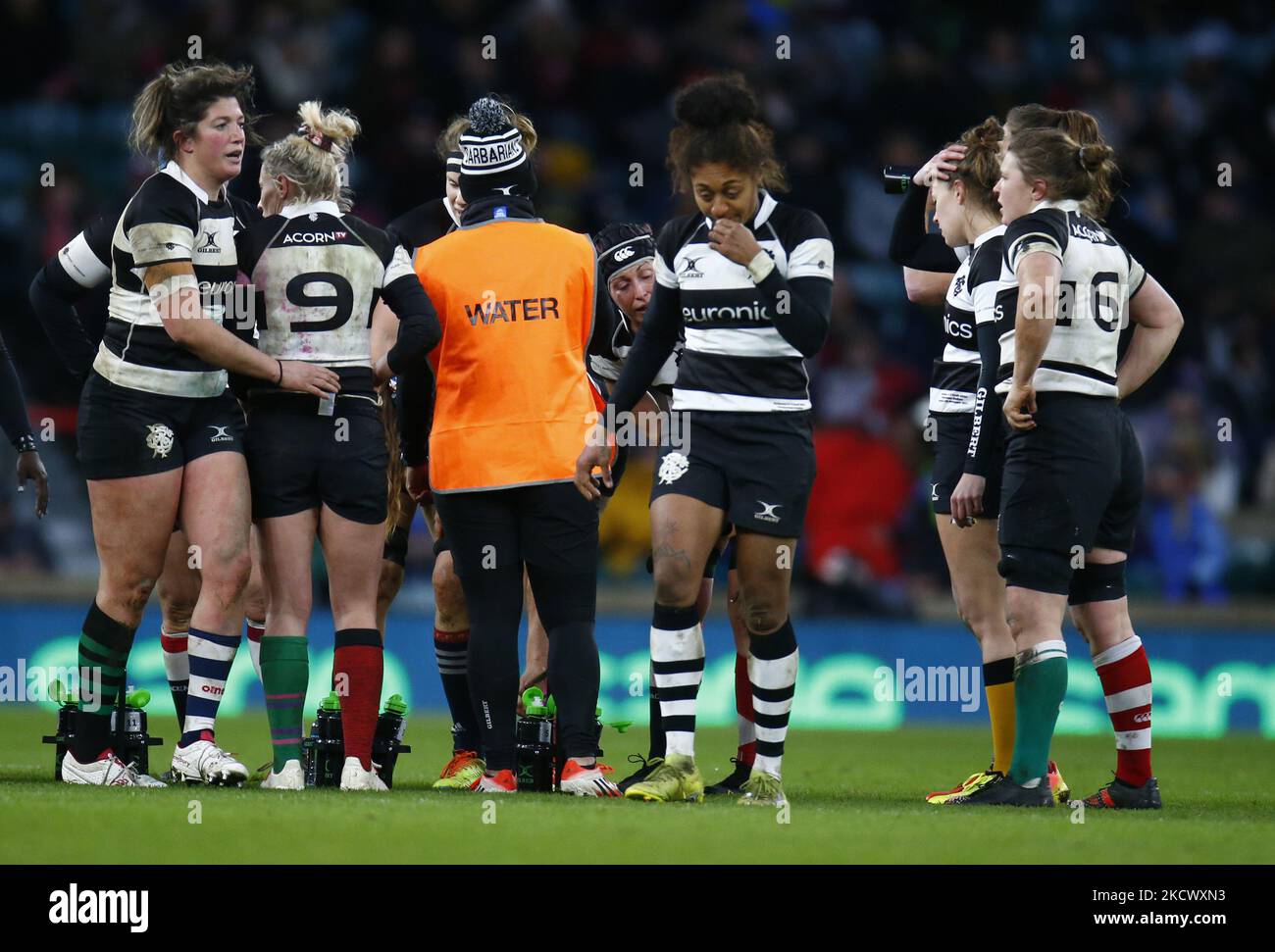 L-R Jenny Murphy (Old Belvedere RFC) of Barbarians, Bulou Mataitoga ...