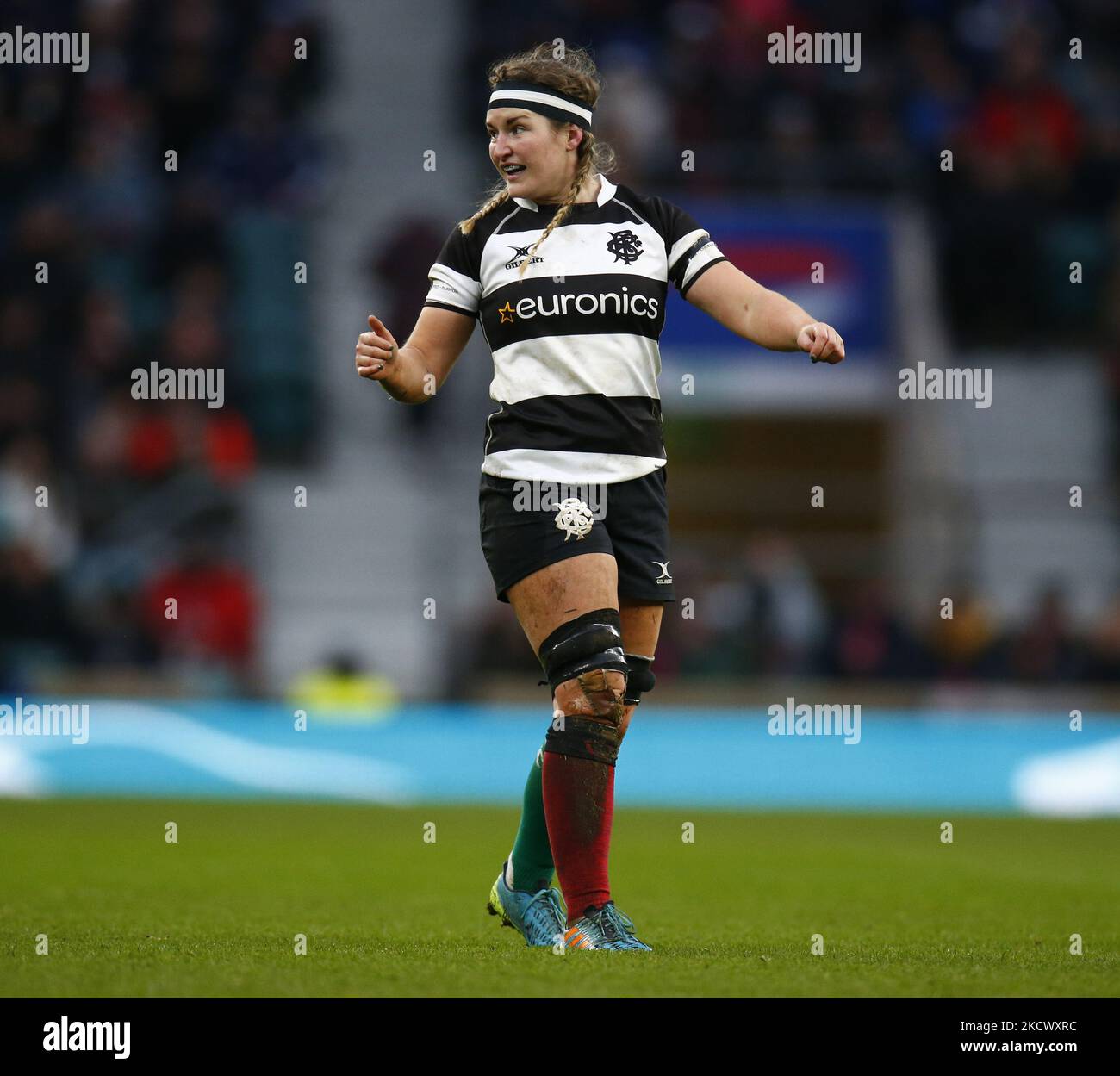 Anna Caplice(Gloucester Hartpury) of Barbarians during The Killik Cup ...