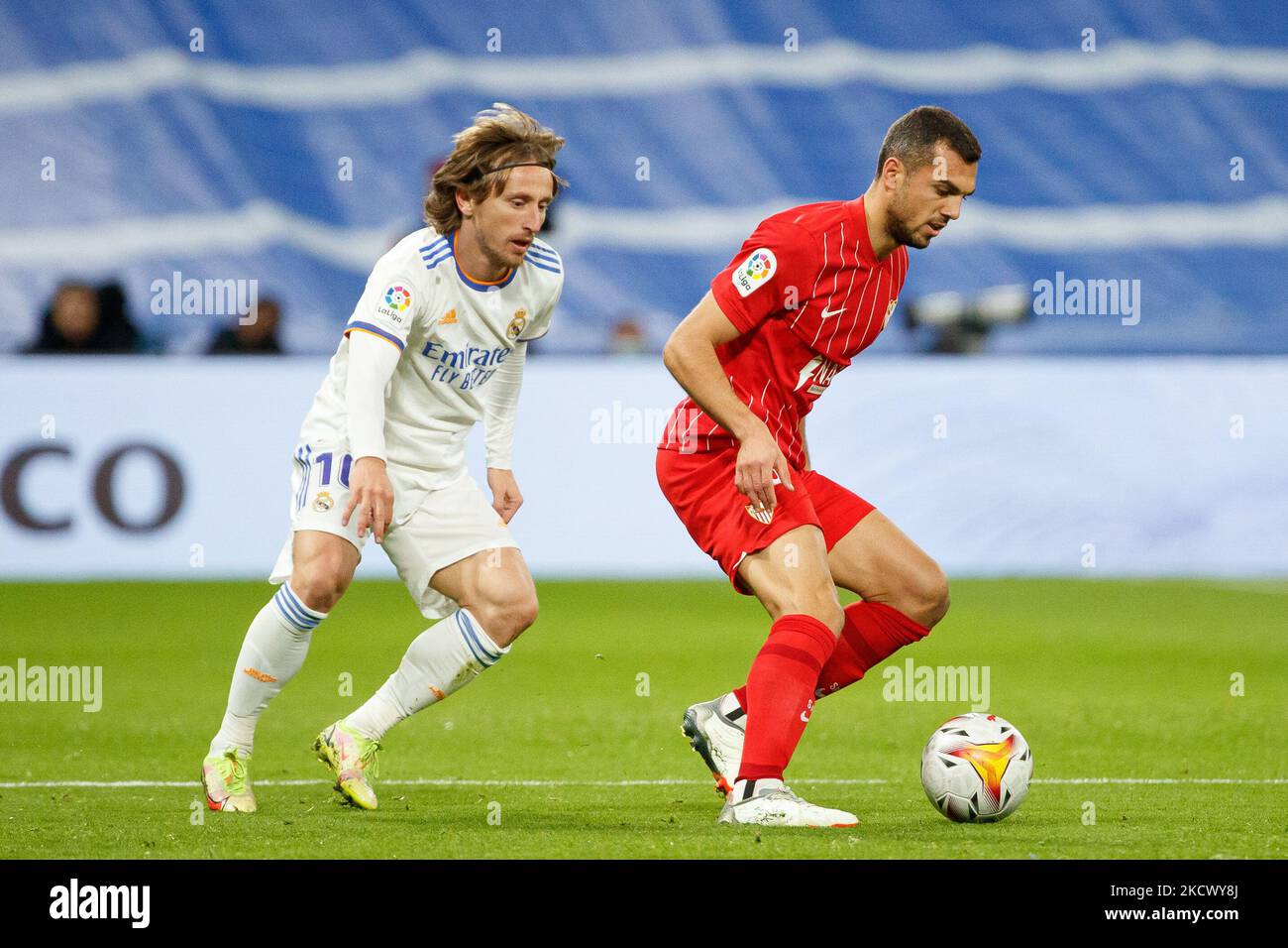 Joan Jordan of Sevilla FC during La Liga Santader match between Real ...
