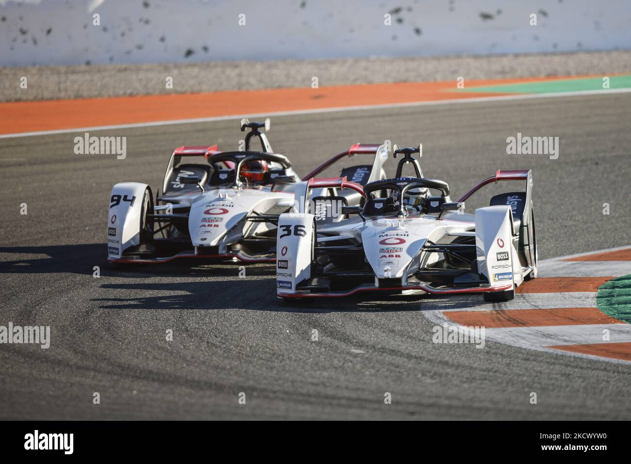 during the ABB Formula E pre-season test at Circuit Ricardo Tormo in ...