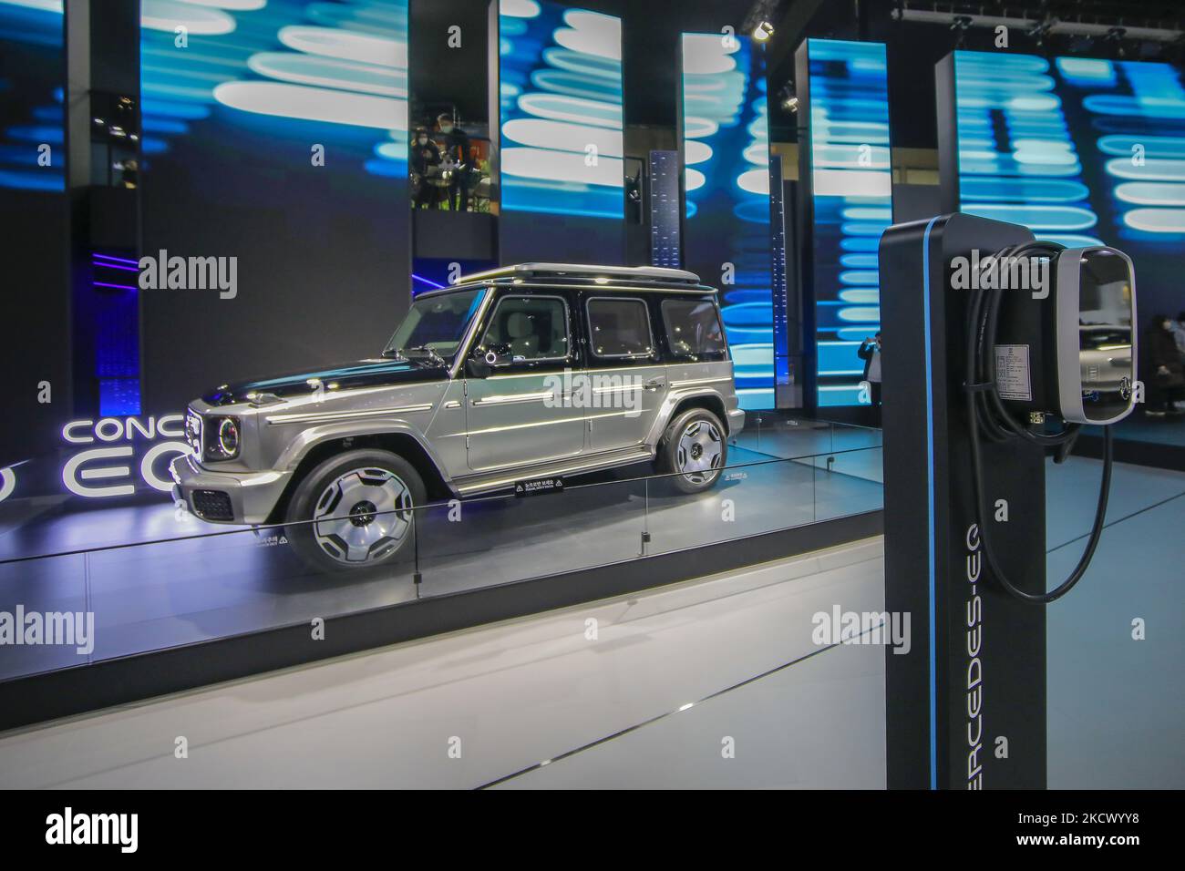 Nov 30, 2021-Goyang, South Korea-A View of Mercedes BENZ concept EQG ...