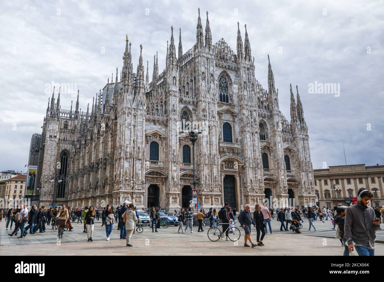 A view of Duomo Cathedral and Piazza del Duomo (Cathedral Square) in ...