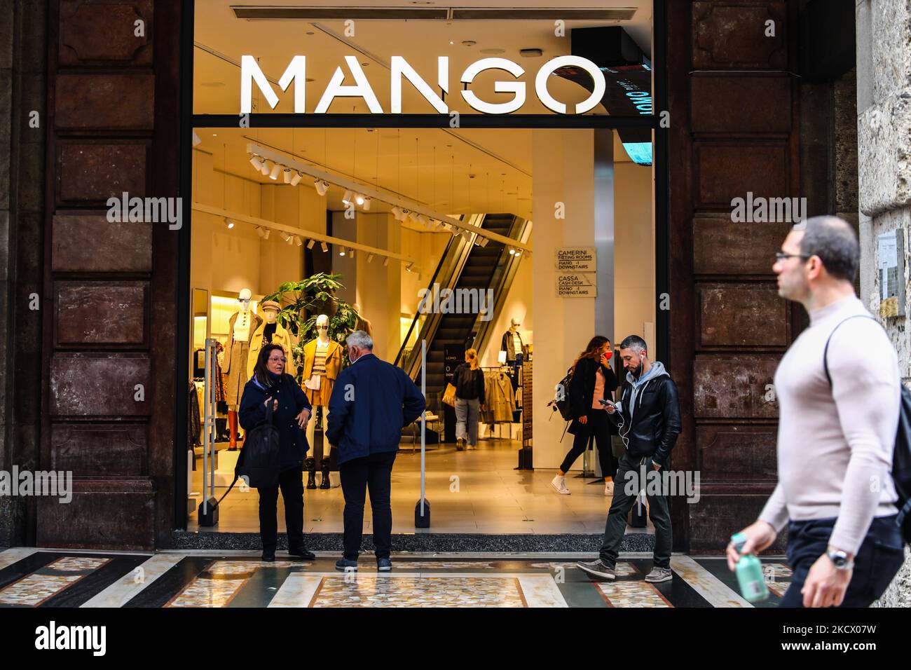 Mango store in a center of Milan, Italy on October 6, 2021. (Photo by ...