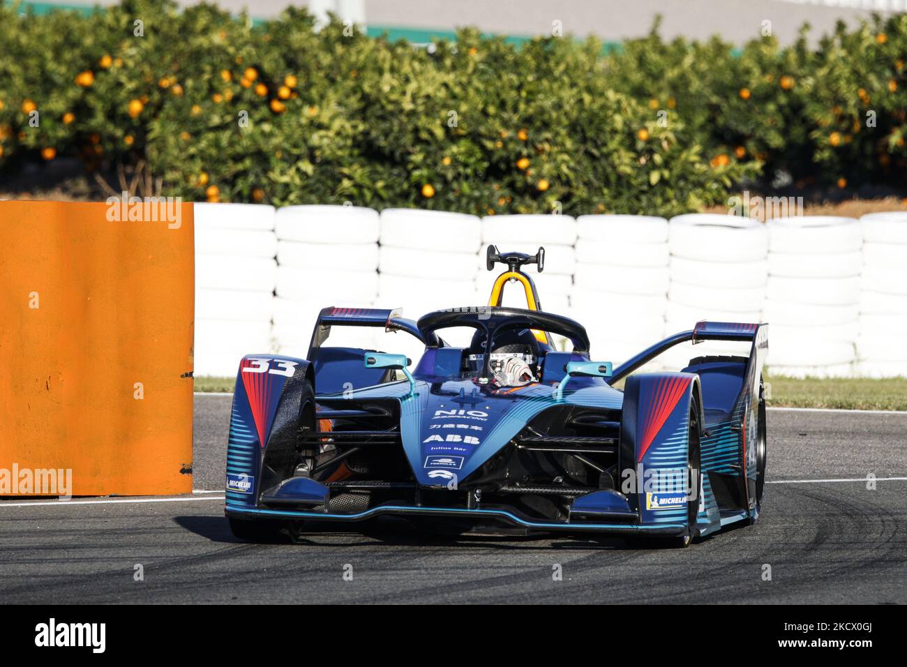 during the ABB Formula E pre-season test at Circuit Ricardo Tormo in ...