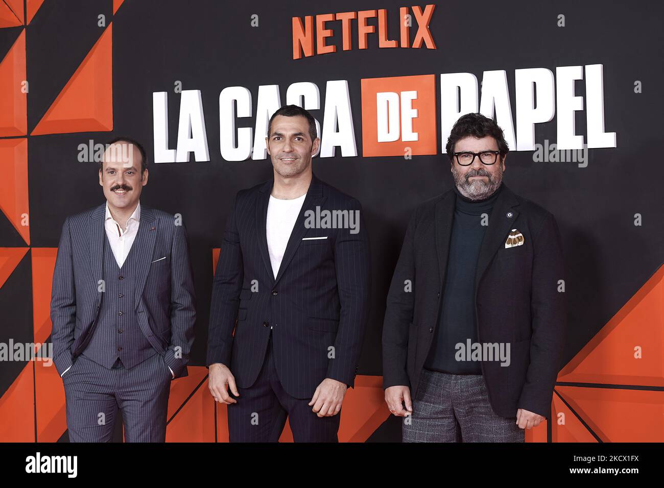 Antonio Romero, Mario de la Rosa, Fernando Soto attends the Netflix ...