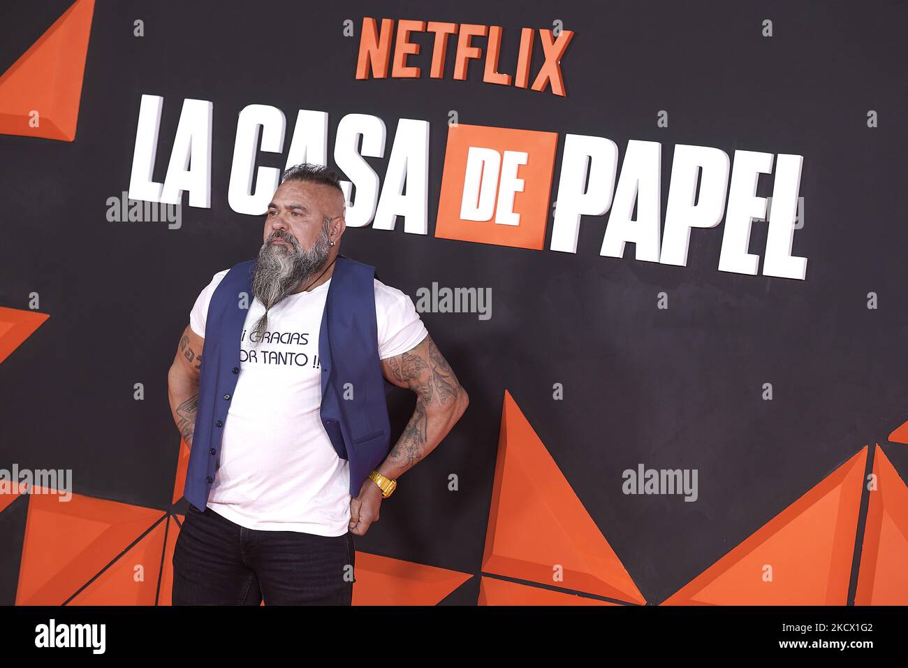 Roberto Garcia attends the Netflix: 'La Casa De Papel' The Finale Of 5th Season Presentation at ...