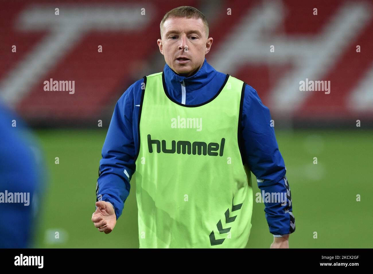 Oldham Athletic's Nicky Adams before the EFL Trophy match between ...