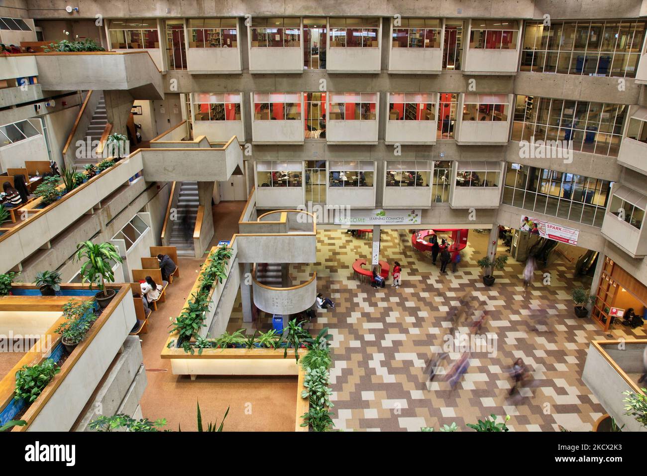 Learning Commons in the Scott Library at York University in Toronto ...