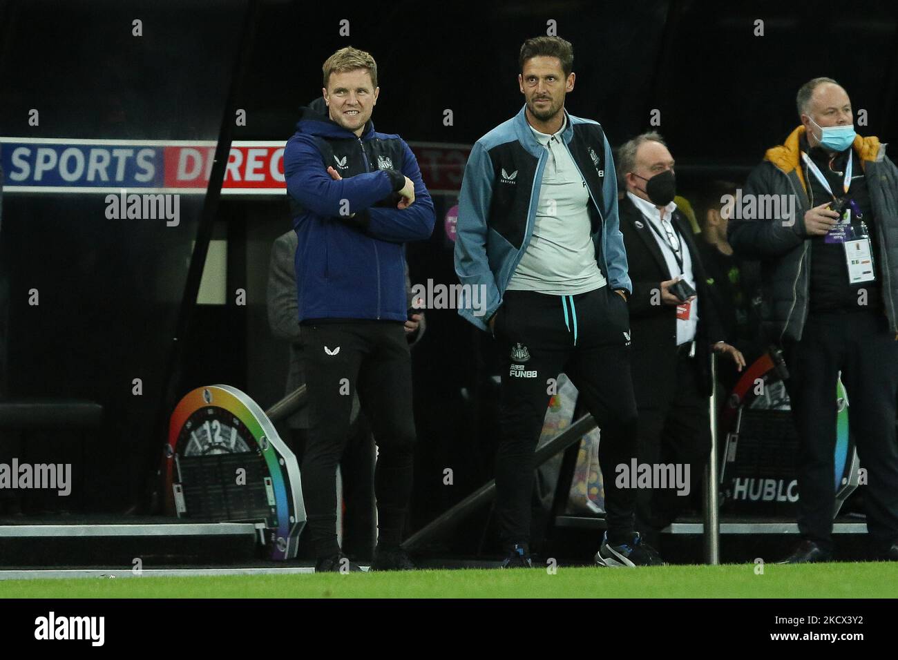 Newcastle United Managerr, Eddie Howe, and Jason Tindall, Newcastle ...