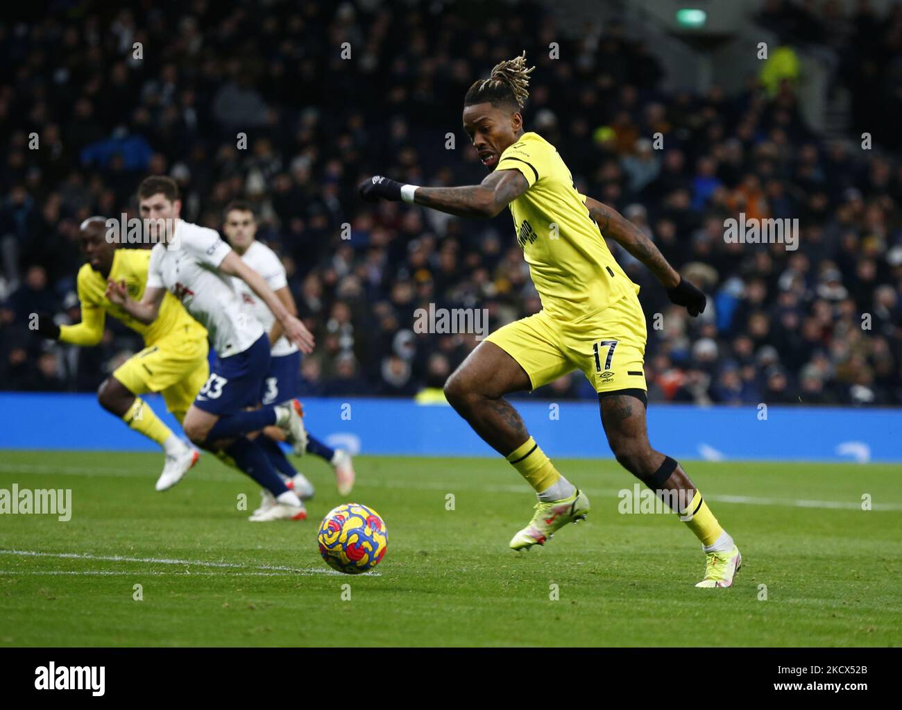 Ivan Toney of Brentford during Premier League between Tottenham Hotspur ...