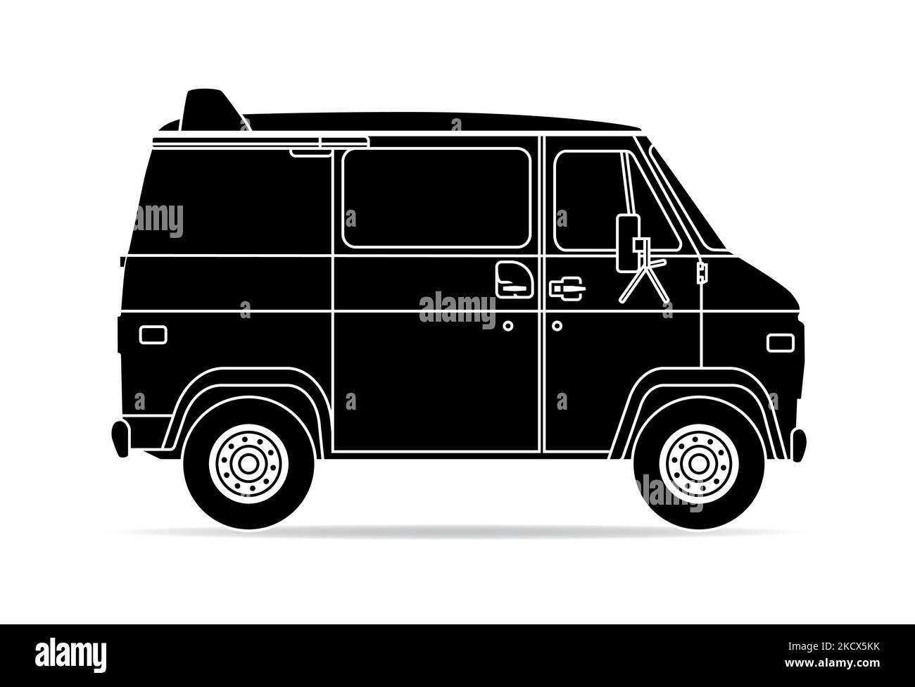 Classic american truck in Cut Out Stock Images & Pictures - Alamy