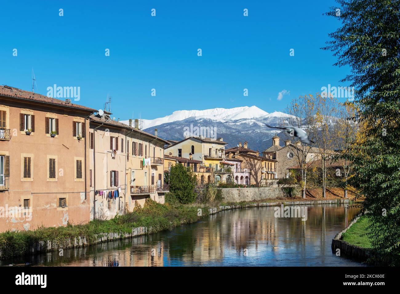 Snow has whitened Mount Terminillo, the highest peak in the region, in ...