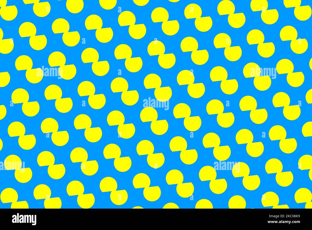 Geometric pattern in the colors of the national flag of Palau. The ...