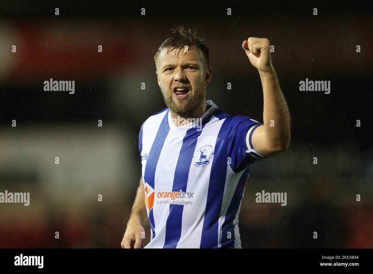 Hartlepool United's Nicky Featherstone celebrates after the FA Cup ...