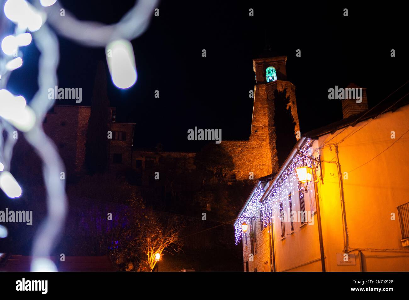 The village of Greccio, site of the first nativity scene in history ...