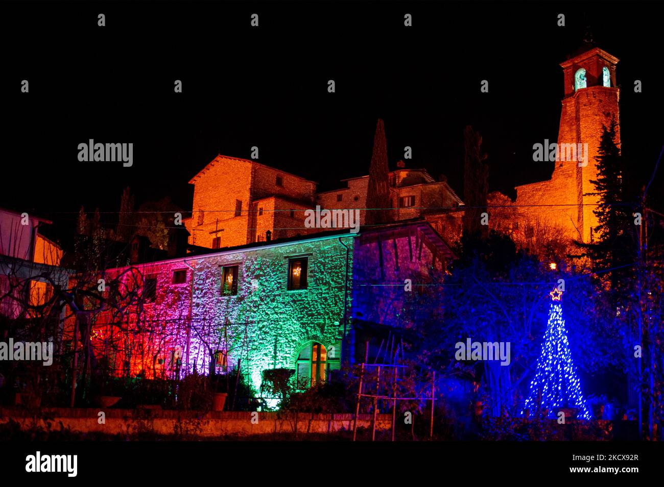 The village of Greccio, site of the first nativity scene in history ...