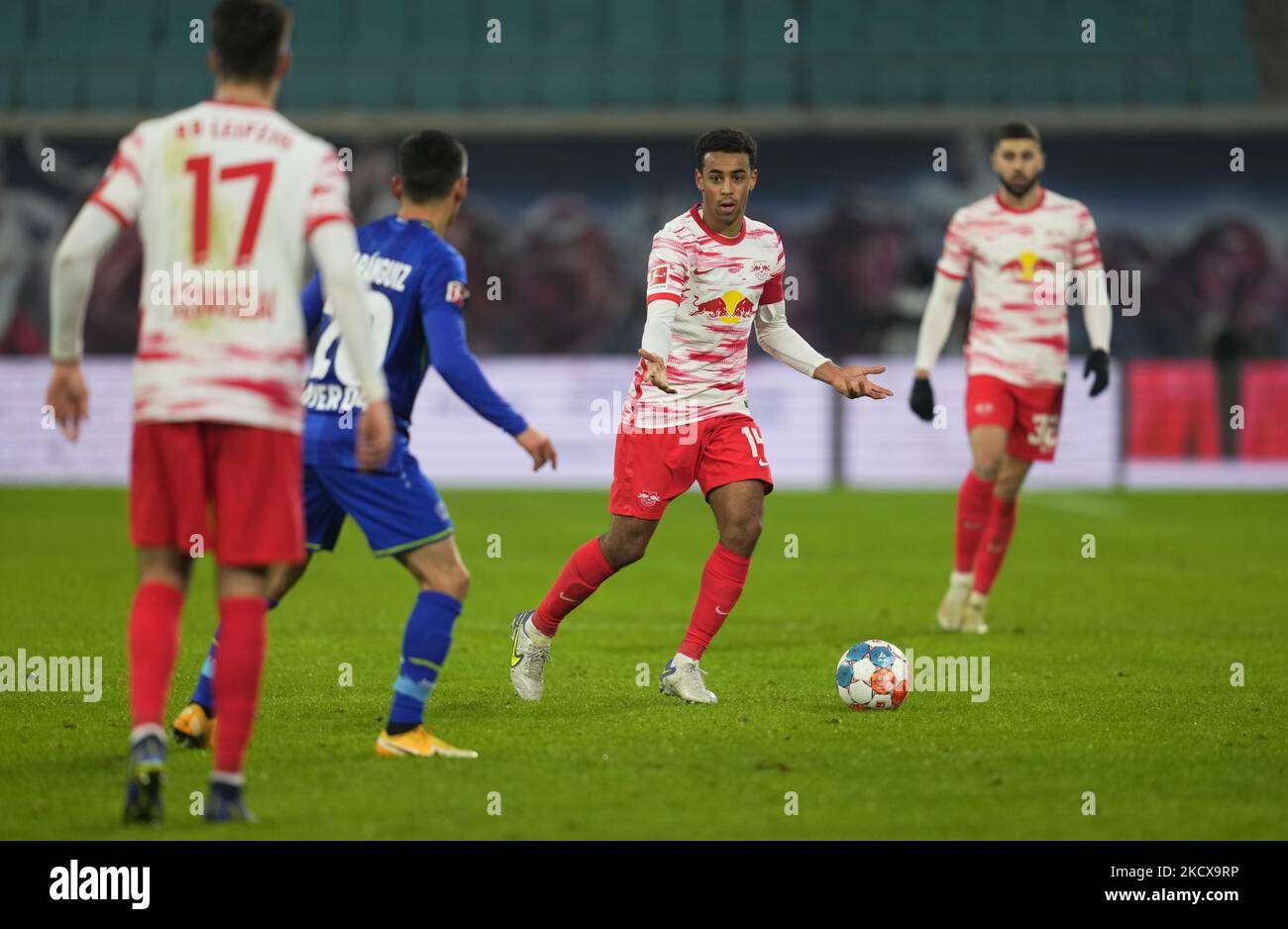 Tyler Adams of RB Leipzig during Rb Leipzig against Leverkusen ...