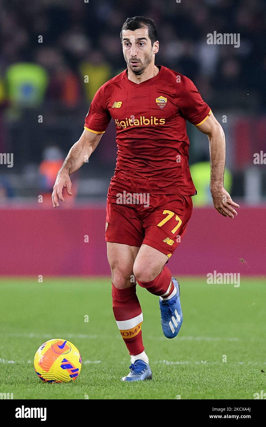 Henrikh Mkhitaryan of AS Roma during the Serie A match between AS Roma ...