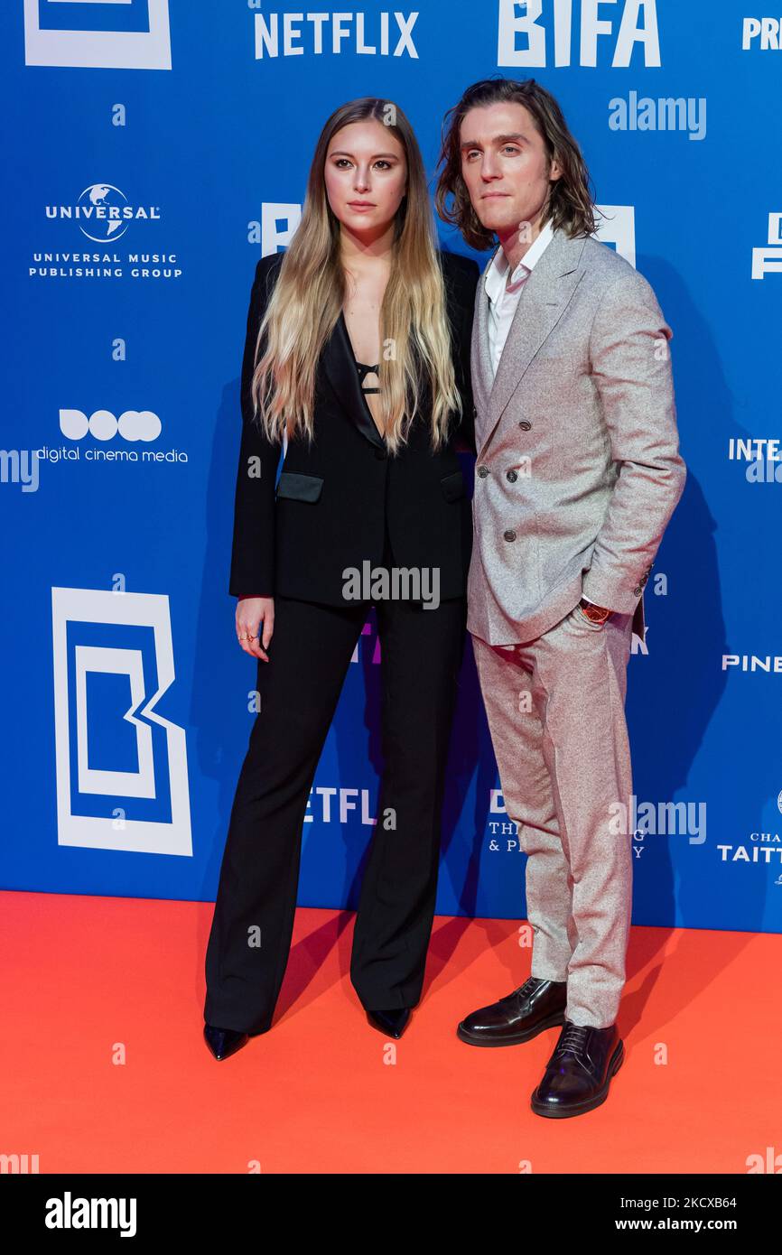 LONDON, UNITED KINGDOM - DECEMBER 05, 2021: Hanako Footman and Jack ...