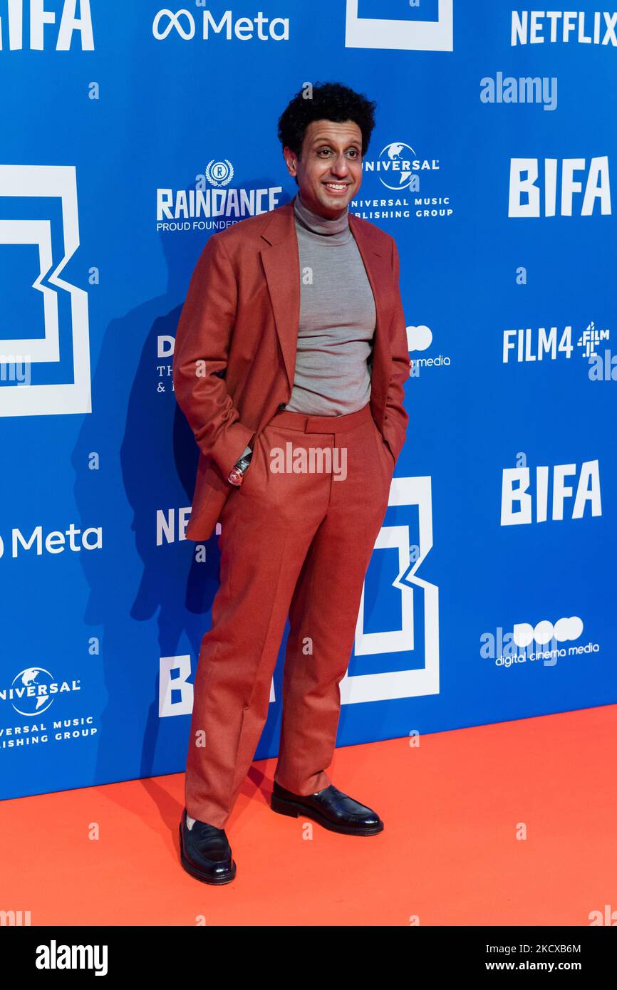 LONDON, UNITED KINGDOM - DECEMBER 05, 2021: Adeel Akhtar attends the ...