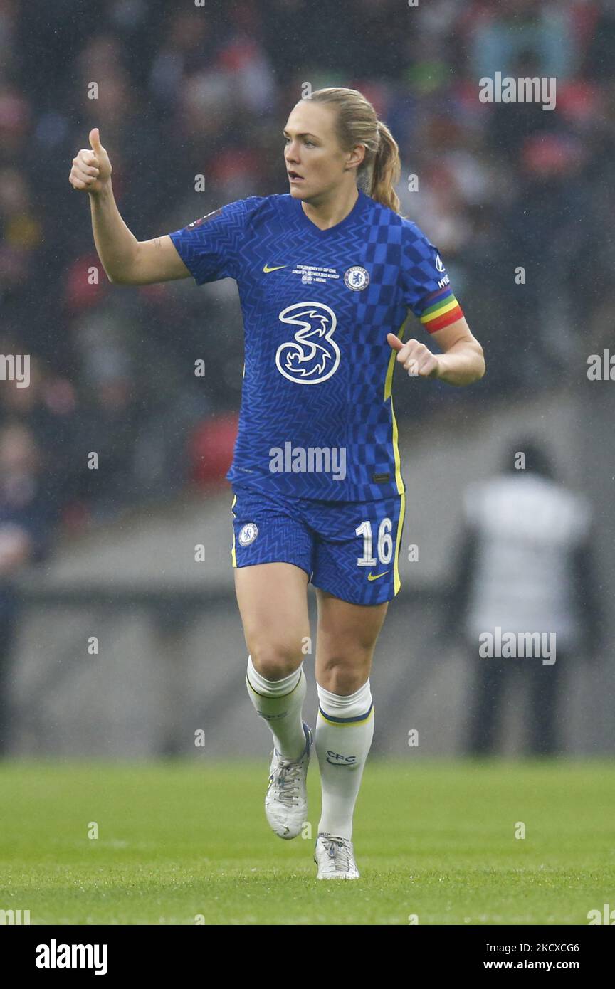 Chelsea Women Magdalena Eriksson thumps up during Vitality Women's FA ...