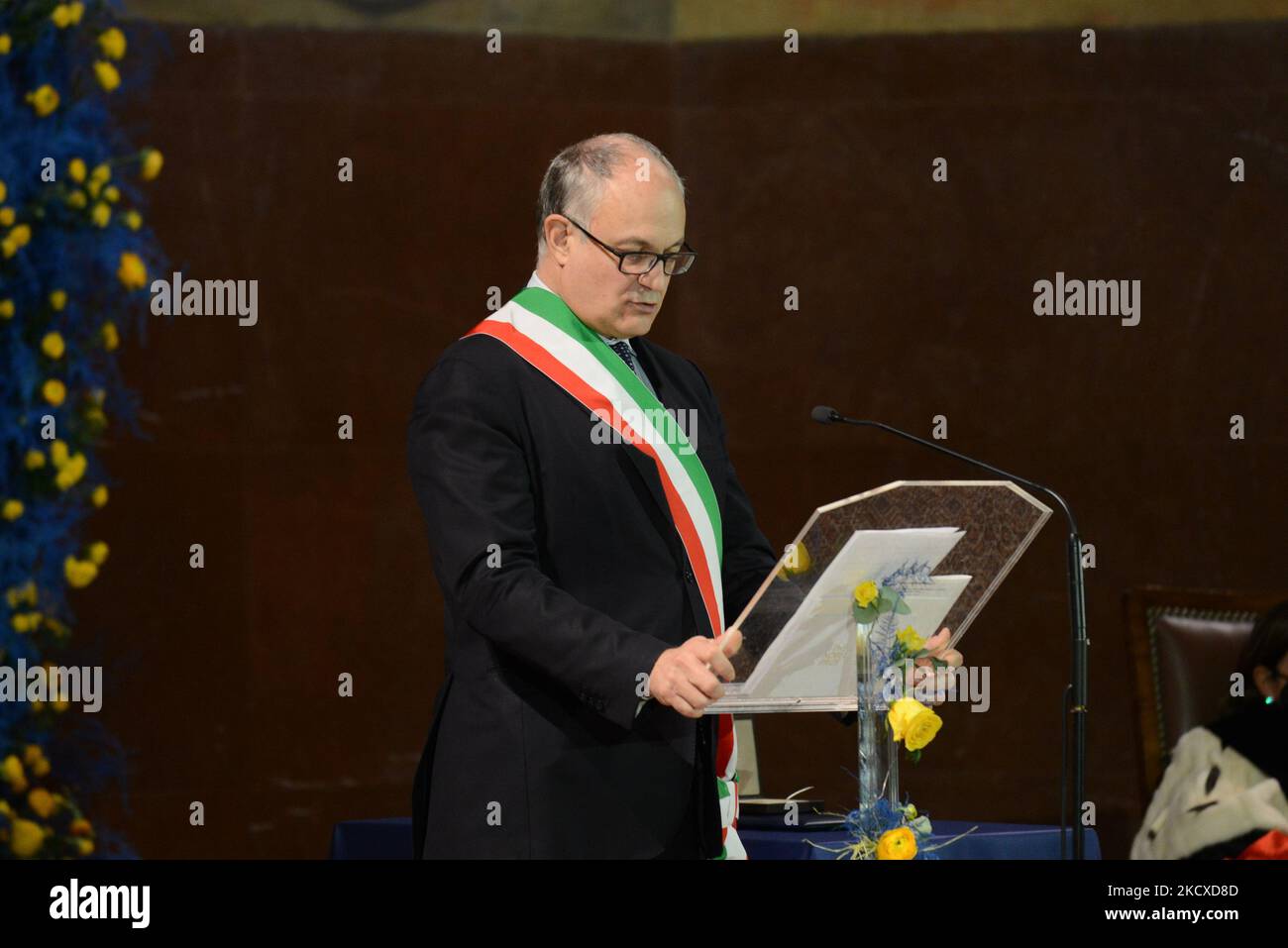 Roberto Gualtieri, mayor of Rome during the News Award ceremony of the ...