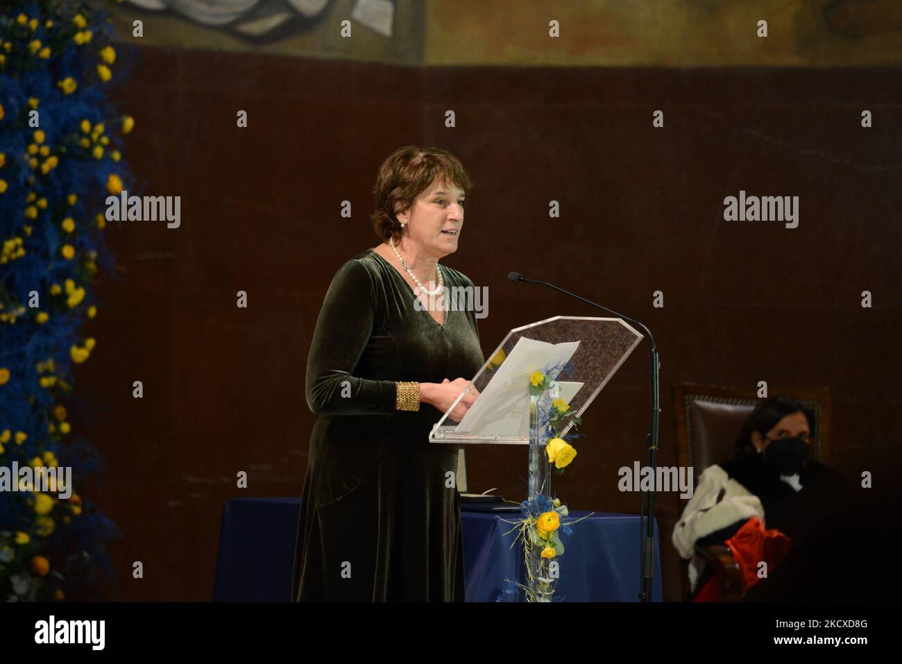Maria Cristina Messa, Minister of University and Research during the ...