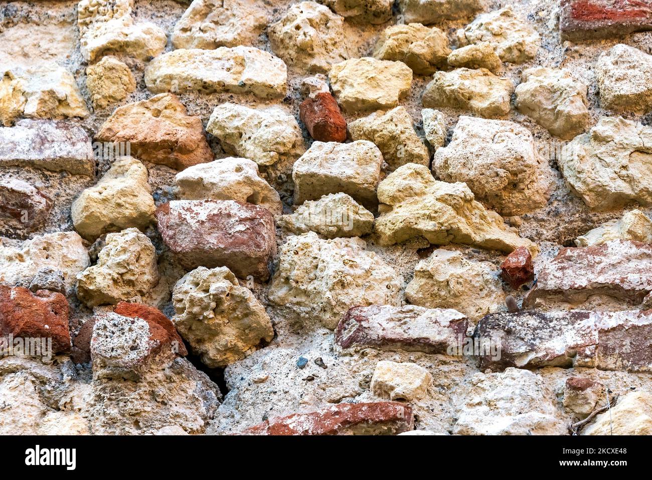 Spanish-style colonial wall detail in Cuba Stock Photo - Alamy
