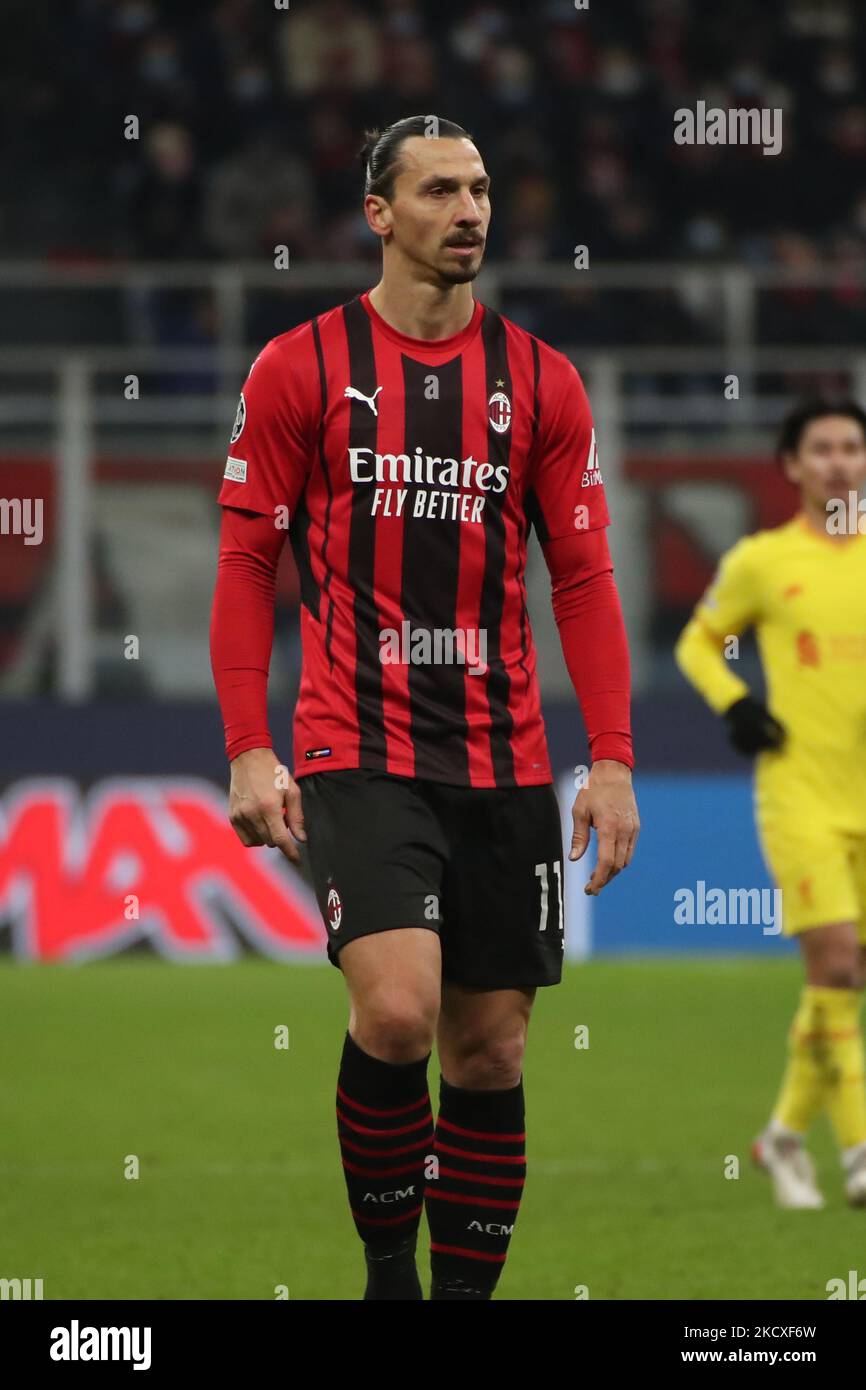 Zlatan Ibrahimovic during the UEFA Champions League match between AC ...