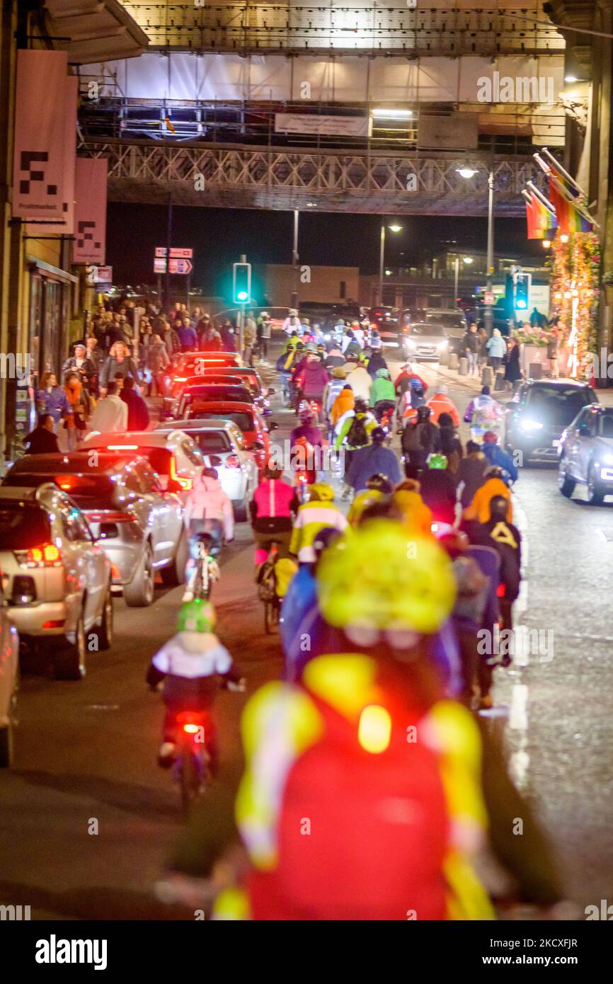 Our streets our nights bike ride scotland hi-res stock photography and ...