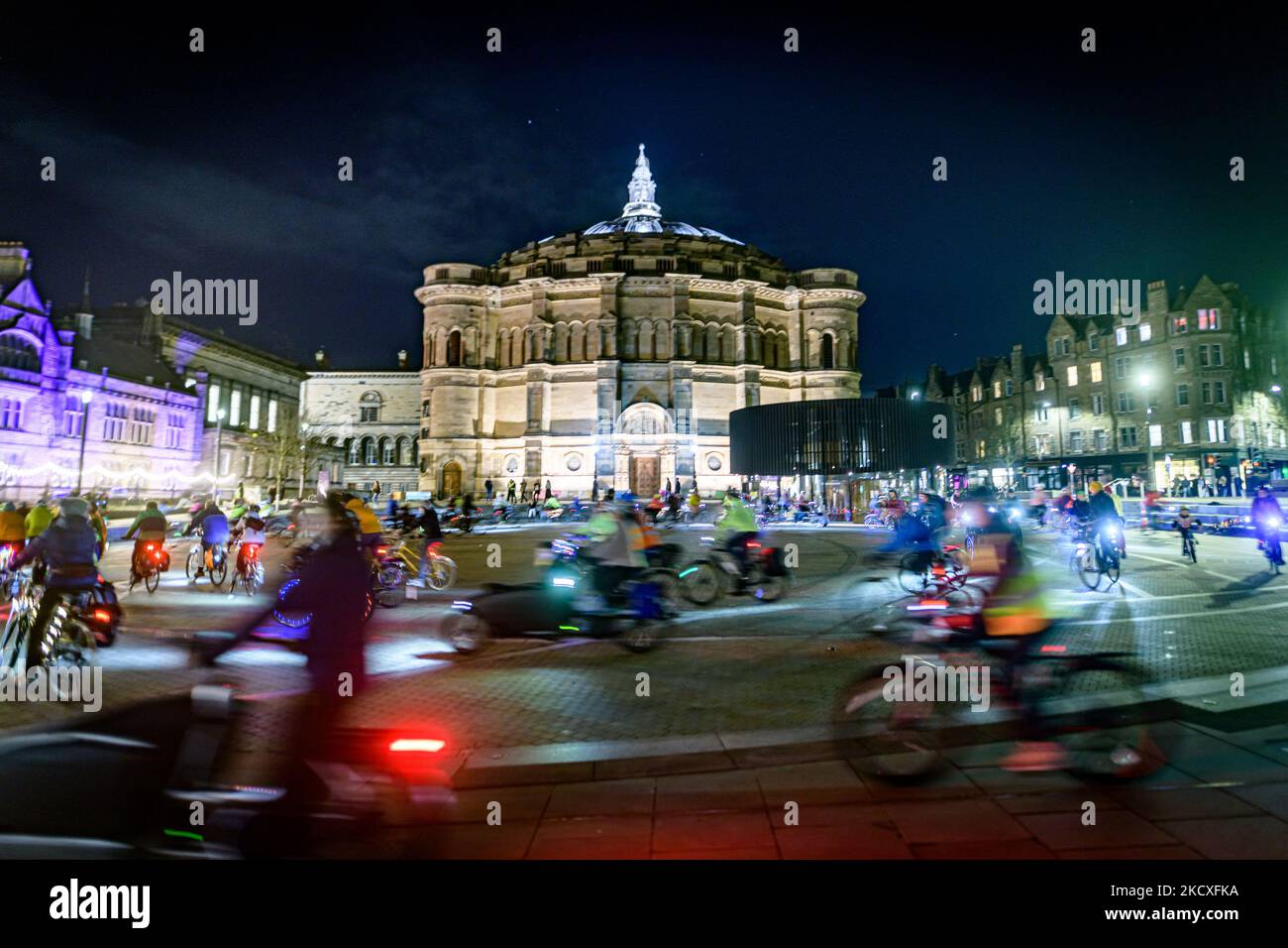 Our streets our nights bike ride scotland hi-res stock photography and ...