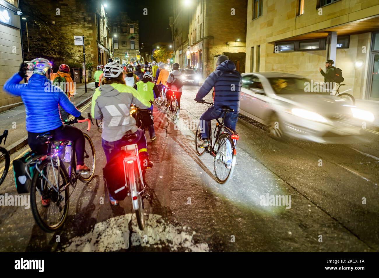 Our streets our nights bike ride scotland hi-res stock photography and ...