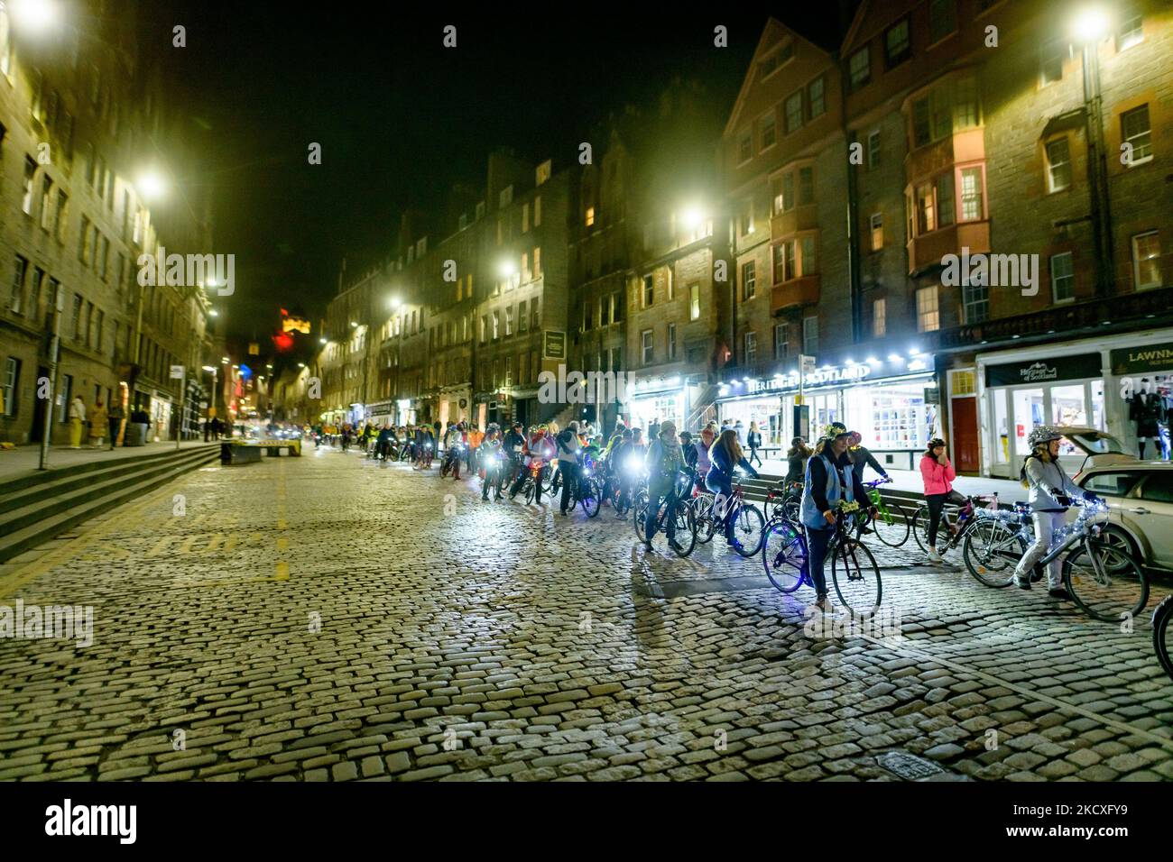 Our streets our nights bike ride scotland hi-res stock photography and ...