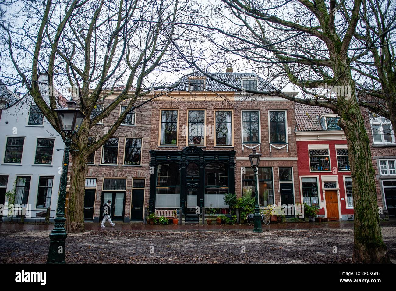 The city of Leiden is full of monumental houses around the inner city ...