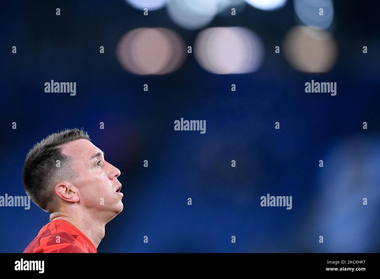 Fernando Muslera of Galatasaray looks on during the UEFA Europa League ...