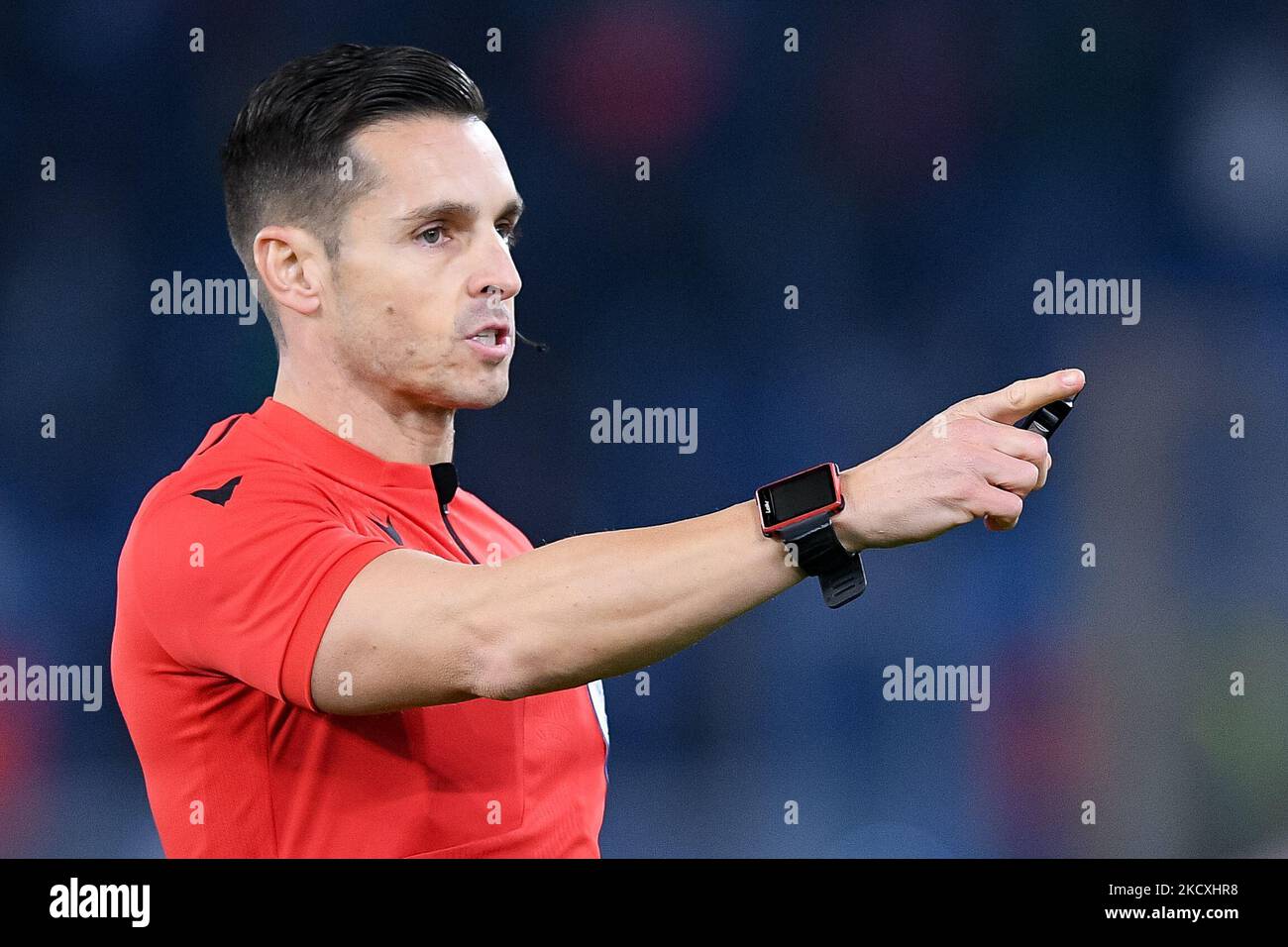 Carlos del Cerro Grande referee of the match during the UEFA Europa ...