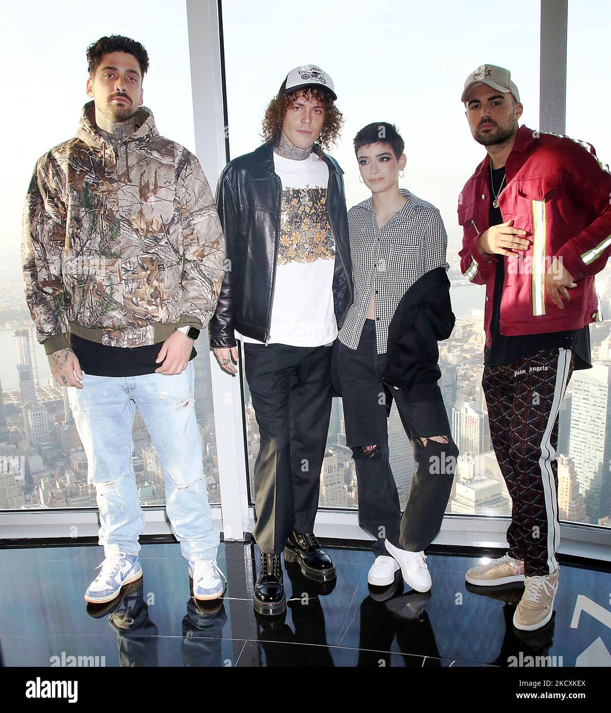 Cheat Codes and Dixie D'Amelio at the Empire State Building Grand ...